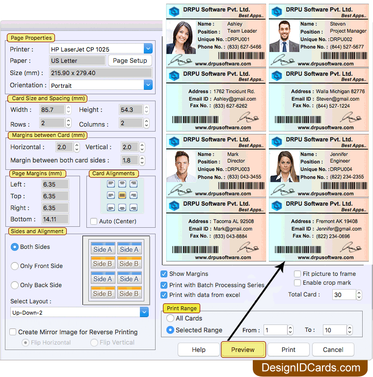 Mac ID Card Design Software Screenshots to show the ID card designing ... Mac ID Card Design Software Screenshots to show the ID card designing ...